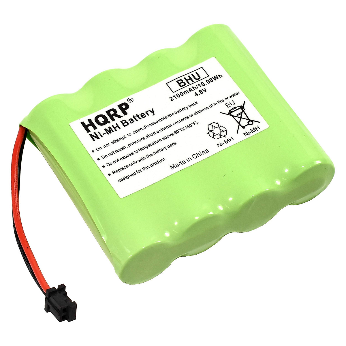HQRP 4.8V Battery Compatible with DSC BATT2148V 4PH-H-AA2100-S-D22 WS4920HE WTK5504 Wireless Security System Alarm Panel 17000153