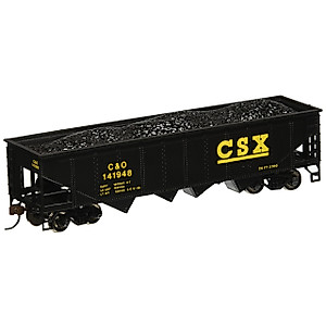 Bachmann Trains - 40' Quad Hopper Car - CSX - HO Scale, Grey, 8