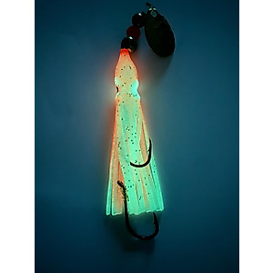 KOKOPROS Kokanee Fishing Hoochies - 10 Pack