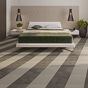 Lucida Surfaces Luxury Vinyl Floor Tiles | Glue Down Adhesive Flooring | Textured Look Rhombus Shaped Tile | MosaiCore | Single Sample Tile