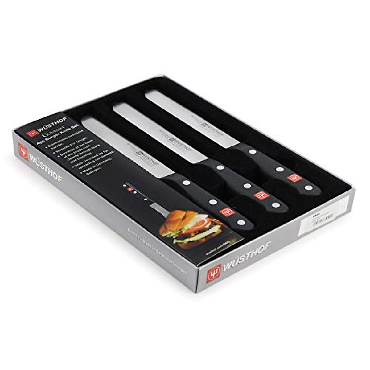 Wusthof Gourmet Four Piece Burger Knife Set