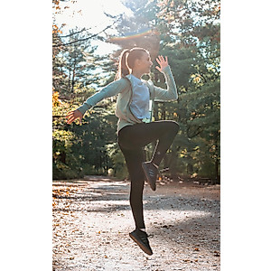 High Waisted Leggings for Women-Womens Black Seamless Workout Leggings Running Tummy Control Yoga Pants(S-M)