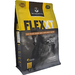 Majesty's Flex XT Wafers - Superior Horse / Equine Joint Support With Increased Supplement Levels - Glucosamine, MSM, Yucca, Vitamin C - 30 Count (1 Month Supply)