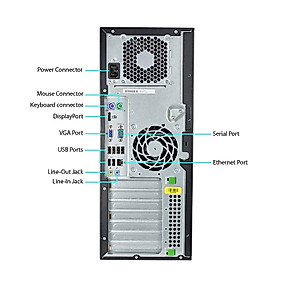 HP 8100 Business High Performance Tower Desktop Computer PC (Intel Core i7 860 2.80GHz up to 3.46GHz,8GB RAM DDR3,2TB HDD,DVD,WIFI,Win 10 Pro 64 Bit)(Renewed)(I7, 8GB 2TB)