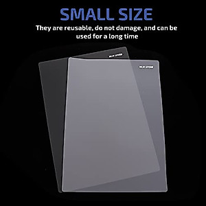 Cabilock 8 pcs Anti- Slip Writing Boards Durable Exam Plates (Assorted Color)