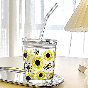 UV DTF Cup Wrap, 10 Sheets Flower Butterfly Bee Coffee Cup Rub on Transfers for Glass Cups, UV DTF Cup Wrap Transfer Stickers Decals Waterproof Rub on Transfers for Glass Cups Crafts Vintage