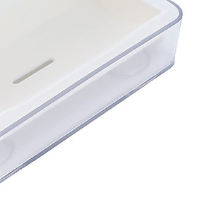 TOPINCN Food Can Dispenser Storage Rack Organizer 2 Tier Soda Can Rack Beverage Can Can Storage Holder Can Holder for Pantry Refrigerator (White)