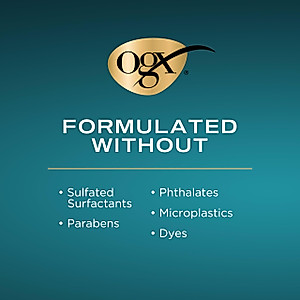 OGX Renewing Argan Oil of Morocco Shampoo - Strengthens and Repairs Dry, Damaged Hair - Paraben-Free, Sulfate-Free - 25.4 fl. oz