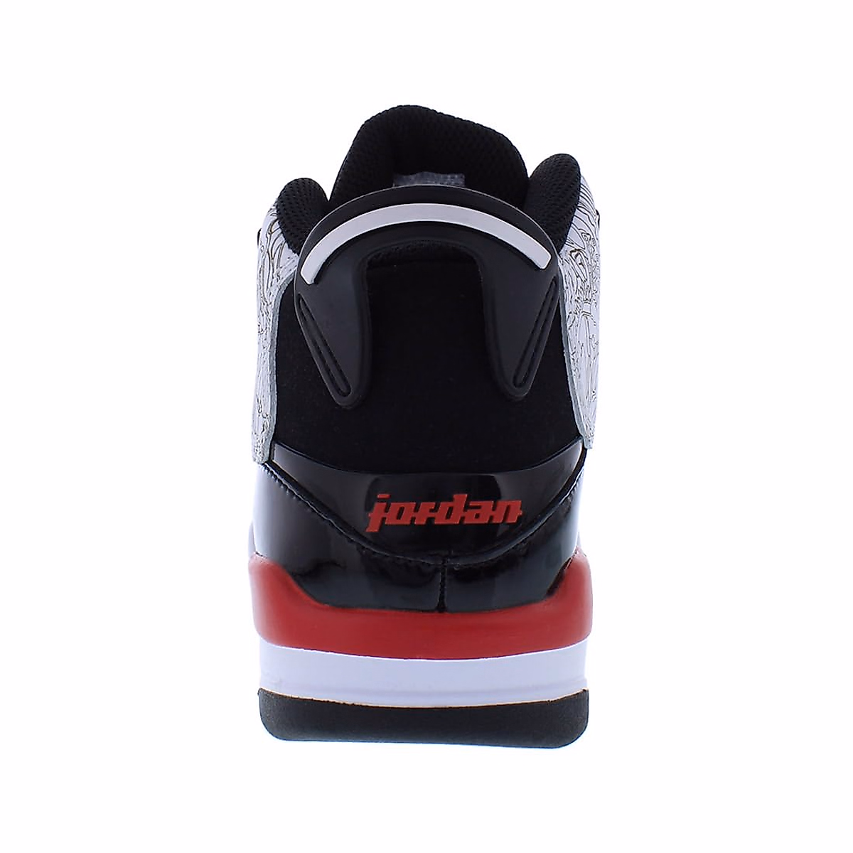 Jordan Boy's Dub Zero (Big Kid) White/Fire Red/Black 5.5 Big Kid M