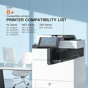 E-Z Ink (TM) Remanufactured Drum Unit Replacement for Brother DR221 DR-221 DR221CL to use with HL-3140CW HL-3170CDW MFC-9130CW MFC-9330CDW Printer Tray (1 Black, 1 Cyan, 1 Magenta, 1 Yellow) 4 Pack