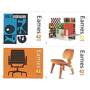 Charles and Ray Eames Collectible Sheet of Sixteen 42 Cent Stamps Scott 4333 By USPS