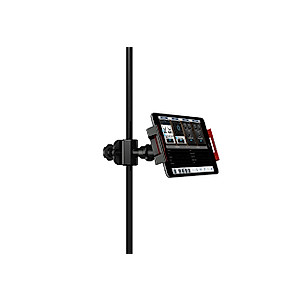 IK Multimedia iKlip 3 Tablet Holder for mic Stands, fits iPad and Android Tablets Between 7" to 12.9" with an Adjustable 360° Swivel and Soft-Touch fit