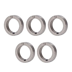 Welders Wire Feed Roller, High Accuracy Welder Drives Roll Stable Feeding 5Pcs Wear Resistant for Welding Machine Tool