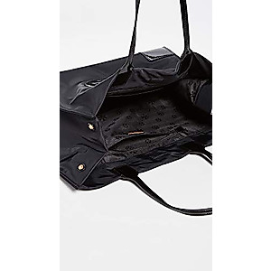 Tory Burch Women's Ella Patent Tote, Black, One Size