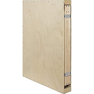 Hardware Resources 3" Dead-Space Base Cabinet Filler Pullout with No Wiggle Technology to Eliminate Rocking and Sagging. End-of-Cabinet Filler Space pullout White Birch