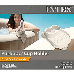 Intex PureSpa Cup Holder, Holds 2 Standard Size Beverage Containers and Refreshments