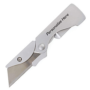 Custom Laser Engraved Gerber EAB Utility Pocket Knife Box Cutter