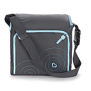 Munchkin® Brica® Go Boost™ Toddler Booster Seat for Dining Table, Great for Travel, Blue/Grey