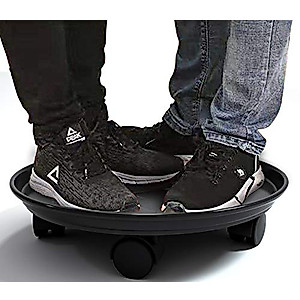 Coadura Plant Caddy with Wheels 15.5 Inch - 2 Pack Plant Caddy on Wheels Heavy Duty,Plant Dolly Plant Tray with Wheels Planter Caddies Indoor/Outdoor, Black