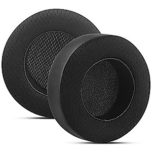 Gvoears Upgraded Ear Pads Replacement for Virtuoso RGB Wireless SE XT Headset compatiable with Corsair Virtuoso XT Gaming Headphone, Added Thickness, Brethable Mesh Fabric and Protein Leather