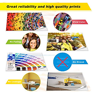 v4ink Remanufactured T902XL Ink Pack Replacement for Epson 902XL T902XL (4-Pack, K/C/M/Y) Work with Epson Workforce Pro WF-C5210, WF-C5290, WF-C5710, WF-C5790 Printers