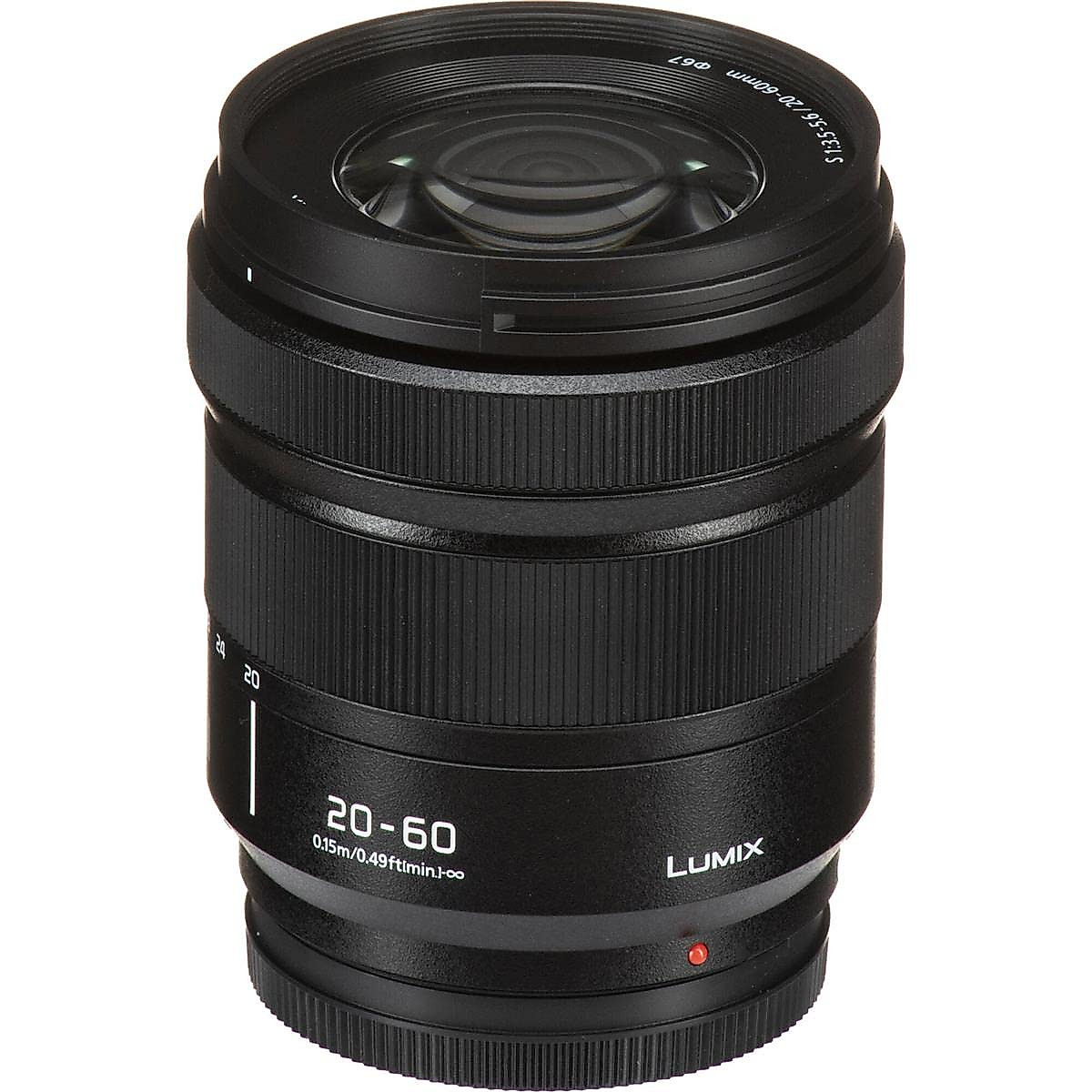 Panasonic LUMIX S 20-60mm F3.5-5.6 L Mount Interchangeable Lens for LUMIX S Series Mirrorless Full Frame Digital Cameras – S-R2060 (USA)