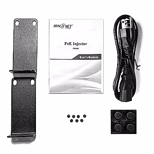 HYN@NET 8 Port Active Gigabit PoE Injector IEEE802.3at/af Compliant,150W PoE Midspan,1U 19” Rackmount