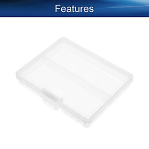 Heyiarbeit Battery Storage Case Holder Box for 48 AAA Batteries, Clear Color (1 Pack)