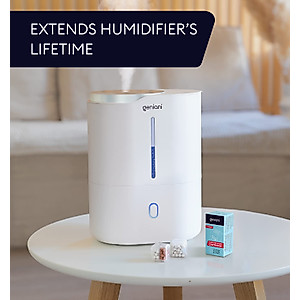 Humidifier Water Cartridge (2-Pack) Compatible with LEVOIT, GENIANI, EVERLASTING, Universal Humidifier Cleaner, Demineralization Cleaning Cartridges - Water Replacement Tablets