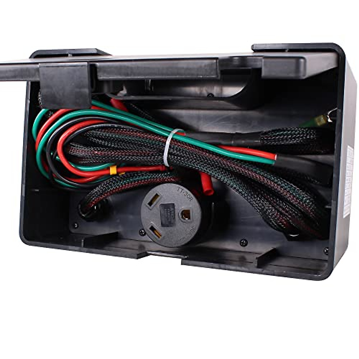 Journeyman-Pro RV 50 Amp Inverter Generator Parallel Kit, 125 VAC NEMA 14-50/L5-30/TT-30 Female -Portable Power Cord Electrical Plug Converter/Adapter Connection Kit 30A RV Ready (50/30 AMP)