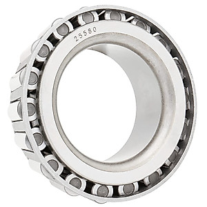 [1-Set] 5,200-7,000 lbs Trailer Axle Replacement Bearings, Cones: 14125A & 25580, Cups: 14276 & 25520, Tapered Roller Bearings [Fits Spindle D42, 2.125'' x 3.375'' and 2.250'' x 3.375'']