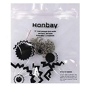 Honbay 20pcs Fake Septum Clicker Nose Ring Rhinestone Non Piercing Hanger Clip Body Jewelry (Bronze)