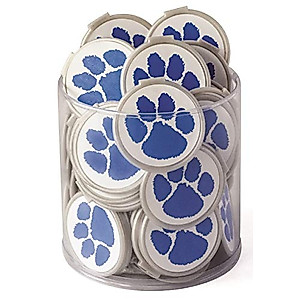 Mascot PAW Print School Spirit Bulk Bookmarks for Kids - RED Clip Over The Page 75 Pack - Bulk Bookmarks for Girls Boys. Perfect Student Incentives Prizes Classroom Rewards & Reading Awards!
