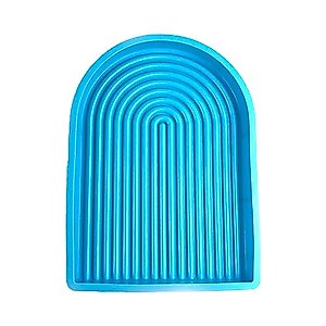 Decorative Tray Resin Mould,Jewelry Tray Silicone Mold for Epoxy Resin,Fruit Plate Tray Resin Casting Mold