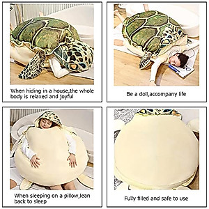 NUCGNEX Wearable Turtle Shell Giant Turtle Stuffed Animal Tortoise Plush Toys Doll