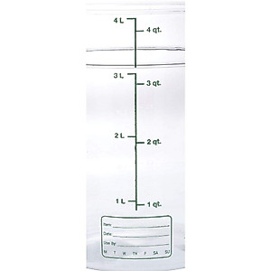 Carlisle FoodService Products Storplus Round Food Storage Container with Stackable Design for Catering, Buffets, Restaurants, Polycarbonate (Pc), 4 Quart, Clear
