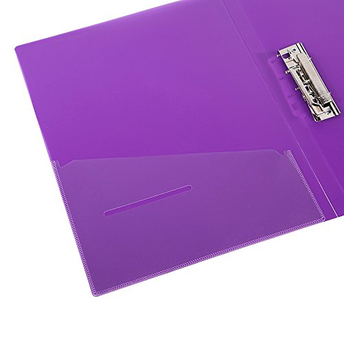 Filexec 6192, Clamp Binder, Frosted, Set of 6, 6 Assorted Colors Blueberry, Strawberry, Grape, Lime, Lemon, Tangerine (50028-6192)