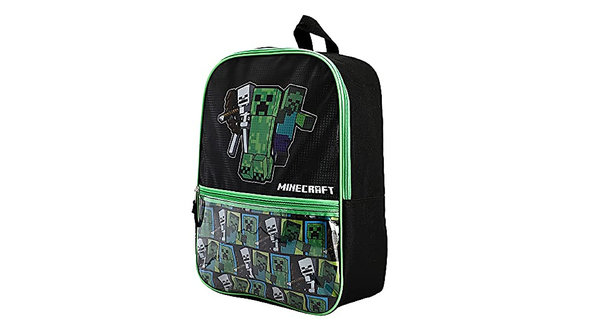 Minecraft 4-Piece Backpack Set with Lunch Bag - Official Disney