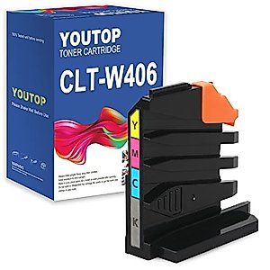 YOUTOP 1PK Waste Toner Container JC96-06298A Waste Toner Bottle Cartridge Compatible with CLT-W406 CLP365 CLP365W CLX3305 CLX3305FN CLX3305FW CLX3305W SLC410W SLC460FW SLC460