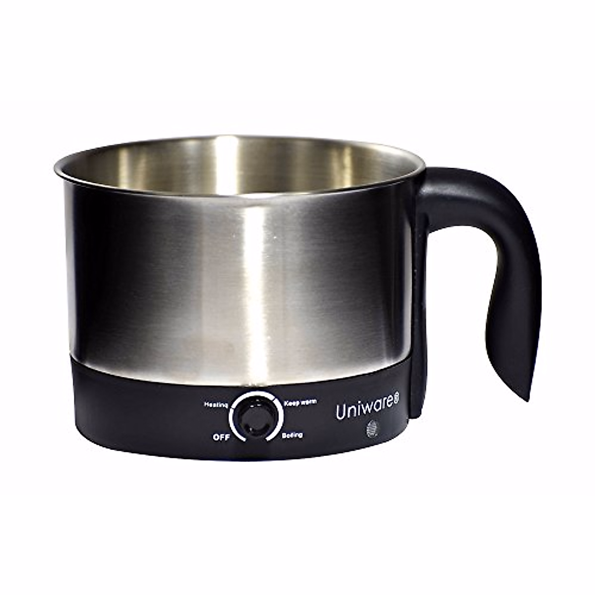 70019 Uniware 1.2 Liter Stainless Steel 304 Electric Cooker With Rotating Base