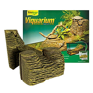 TetraFauna Viqaquarium, All-In-One Terrarium And aquarium, Ideal For Aquatic Reptiles And Amphibians