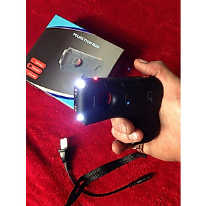 DZS-708 DZS Hand Pistol Stun Gun LED Light Rechargeable Battery (Black)