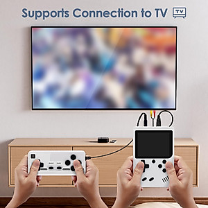 BLANDSTRS Handheld Game Console, Retro Game Player with 500 Classic FC Games 3.0 inch Screen, Rechargeable Battery Portable Games Controller