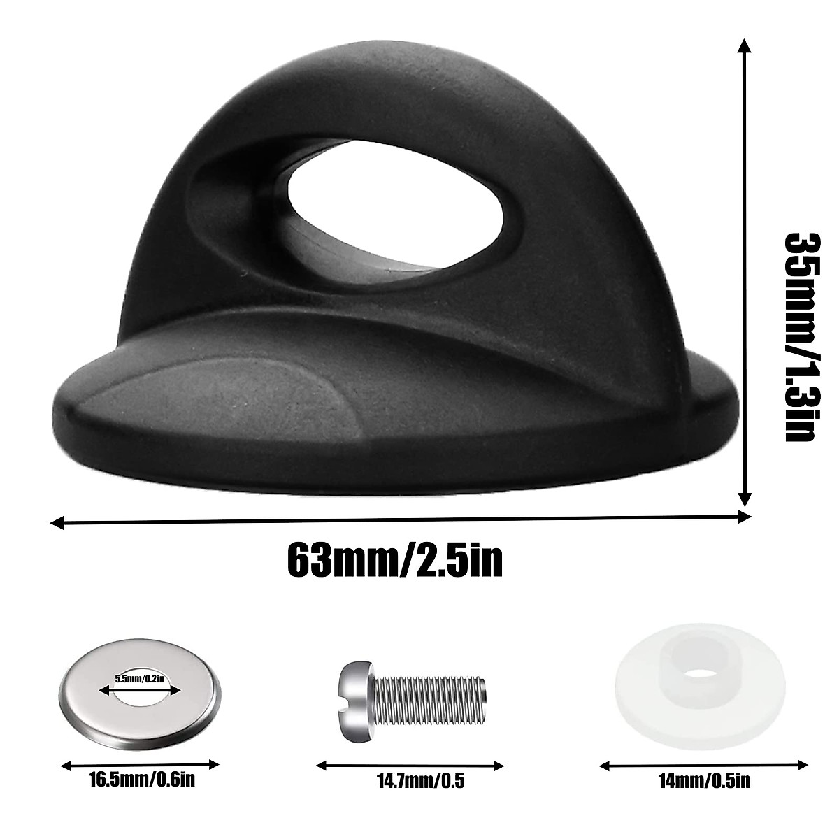 Universal Pot Lid Replacement Knob 2.5 Inches Heat Resistant Pan Lid Holding Handle Pot Lid Circular Handgrip Knob Compatible with Kitchen Cookware