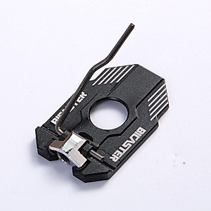 BICASTER Arrow Rest Ambidextrous Aluminum Magnetic Rebound Adjustable (Black)