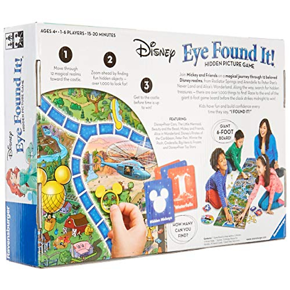 Ravensburger World of Disney Eye Found It Board Game - Engaging Fun for Kids and Adults | Suitable for Ages 4 and Up | Promotes Critical Thinking Skills | Featuring Beloved Disney Characters