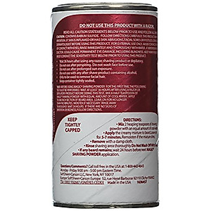 Magic Red Shaving Powder 5.0 oz. Extra Strength Depilatory