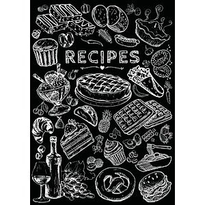 Recipes: Blank Recipe Book to Write In your own Recipes | Fill in your Favorite Recipes in this Empty Cookbook | Lovely Gift