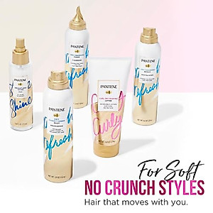 Pantene Pro-V Curl Cream Hair Lotion, Moisturizing Curl Defining Cream, Anti Frizz for Wavy or Curly Hair, with Vitamin B5, Pack of 3, 18 oz Total