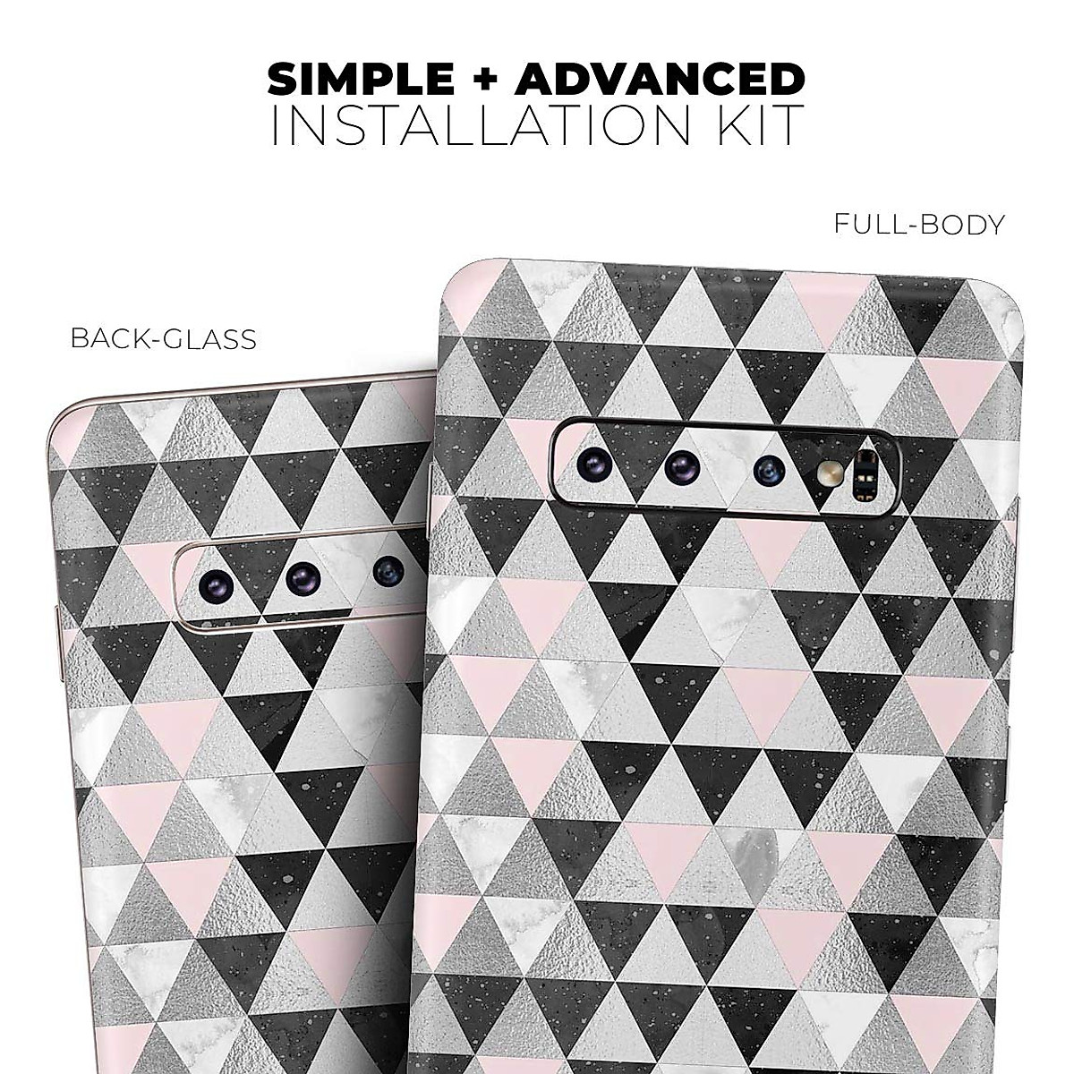 DesignSkinz Karamfila Silver & Pink Marble V6 Protective Vinyl Decal Wrap Skin Cover Compatible with The Samsung Galaxy S20 (Screen Trim & Back Glass Skin)